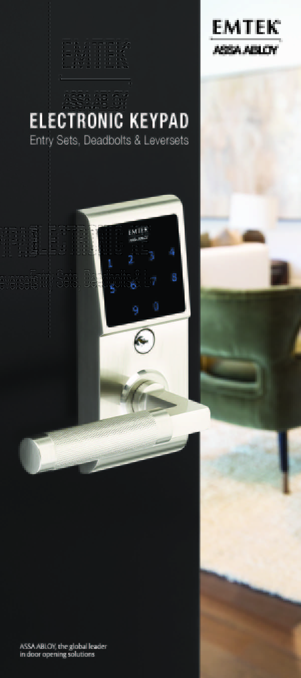 Emtek Electronic Keypad Pocket Brochure - Swordfish Agency Inc